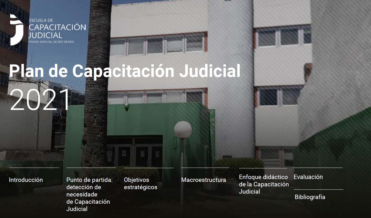 Planes de Form. Integral – Escuela Judicial
